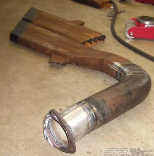 Fabbing the side exhaust with plenty of clearance (aka NASCAR Boom ...